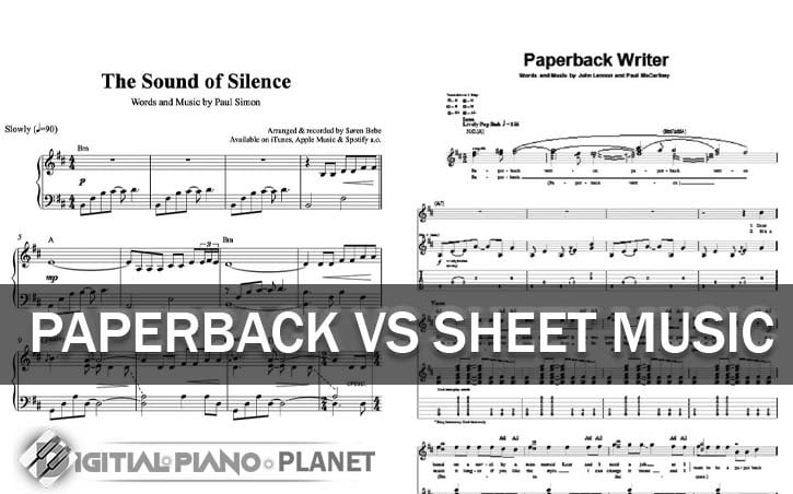 Paperback Vs Sheet Music What s The Difference Digital Piano Planet Paperback Vs Sheet Music What s The Difference Digital Piano Planet